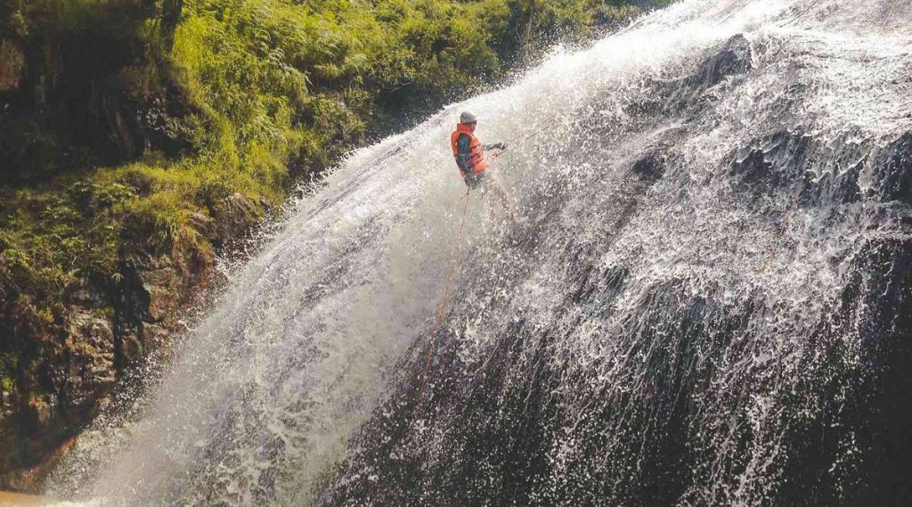 Datanla waterfall in Dalat: Roller coaster, cable car, zip line & canyoning