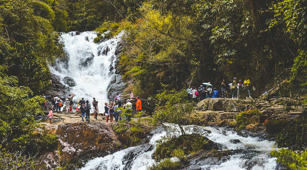 Datanla waterfall in Dalat: Roller coaster, cable car, zip line & canyoning