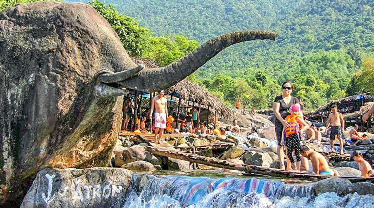The Elephant Springs (Suoi Voi) between Hue and Da Nang